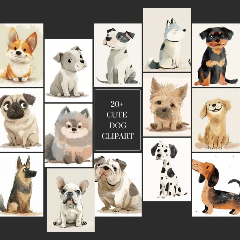 20 Adorable Dog Clipart Images | AffyLife