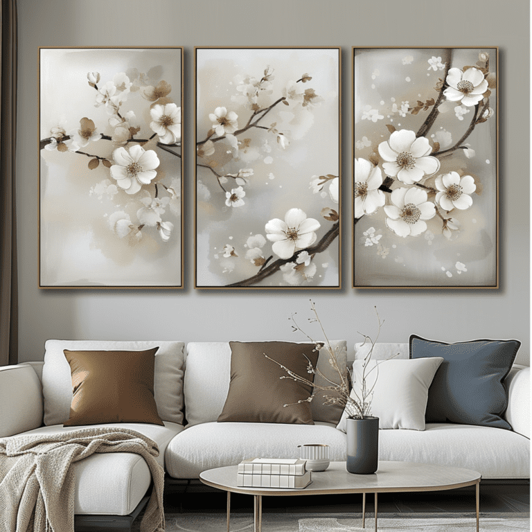 10 Stunning Triptych Wall Art Ideas For Your Home | AffyLife