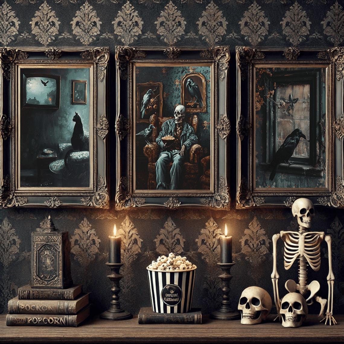 Dark Gothic Poster Set Of 3 - Enigmatic Shadows To Captivate Your Soul ...