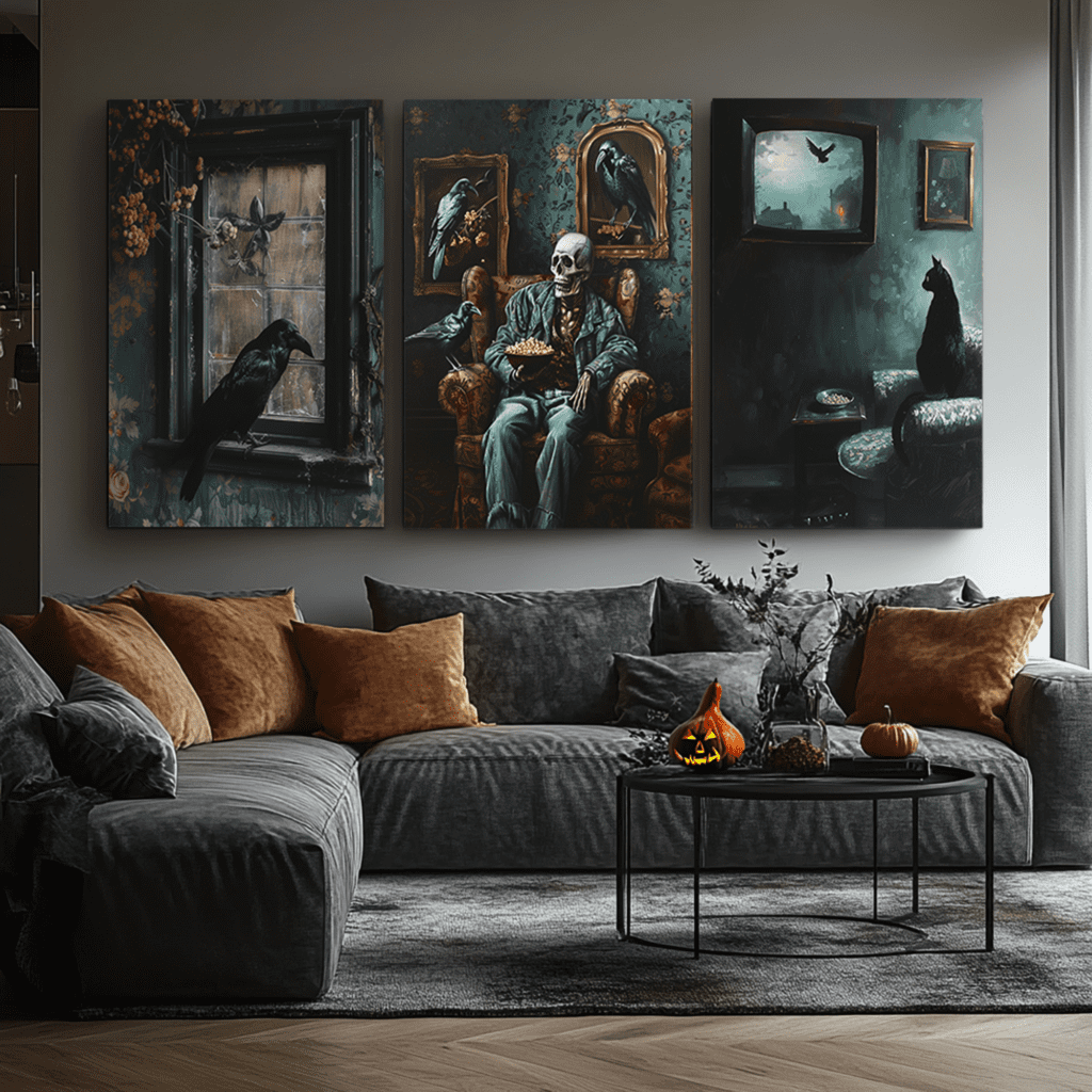 Dark Gothic Poster Set Of 3 - Enigmatic Shadows To Captivate Your Soul ...