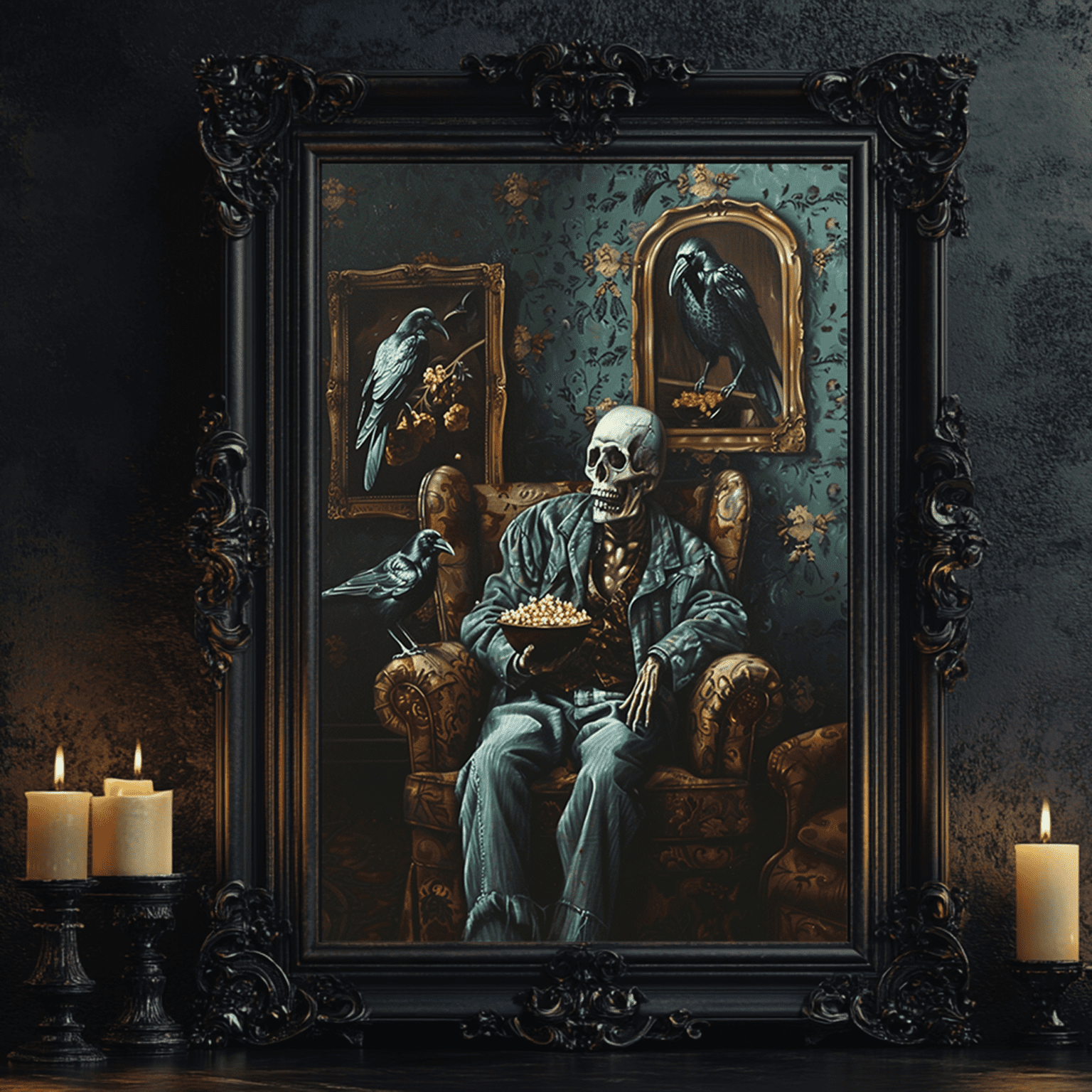 Dark Gothic Poster Set Of 3 - Enigmatic Shadows To Captivate Your Soul ...
