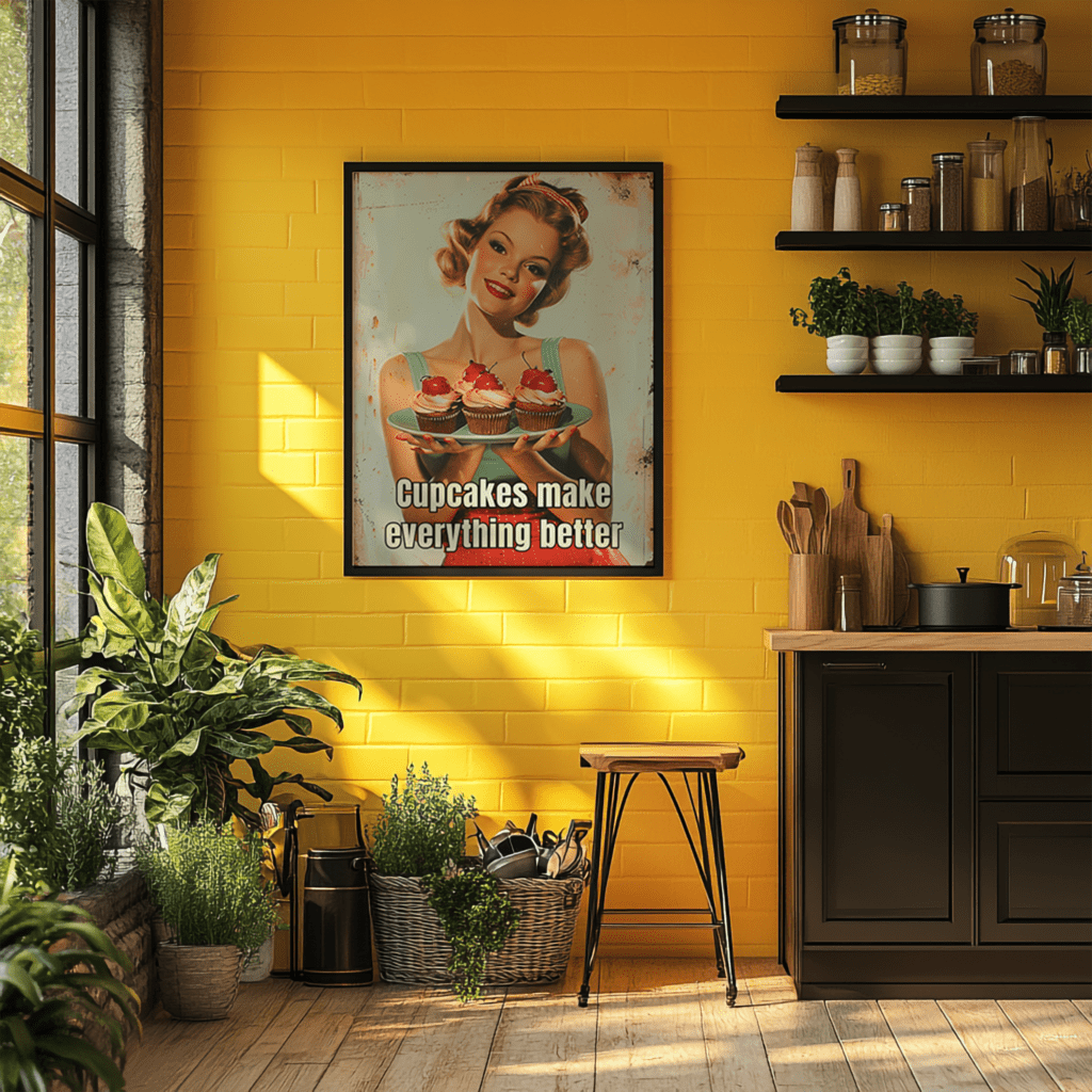 1950s Poster – Delightful Vintage Bakery Art For A Nostalgic & Cozy ...