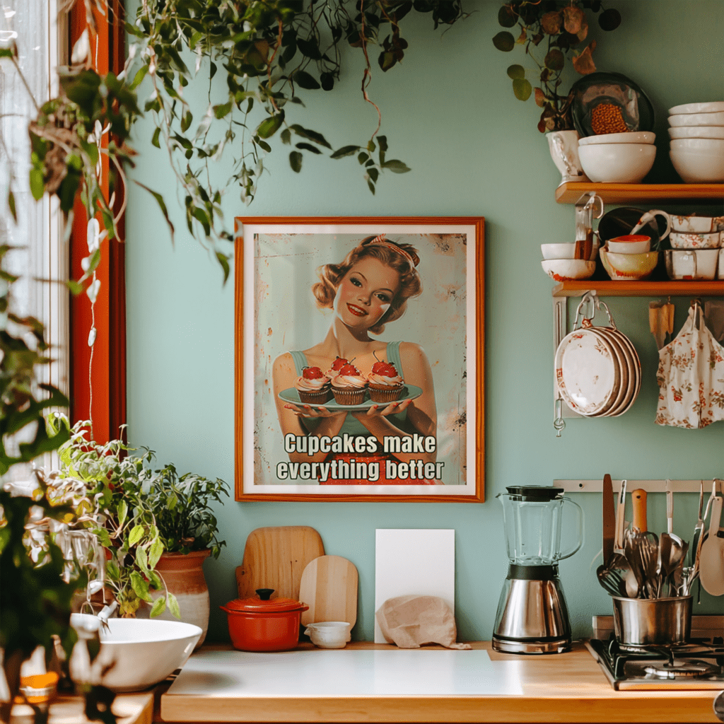 1950s Poster – Delightful Vintage Bakery Art For A Nostalgic & Cozy ...