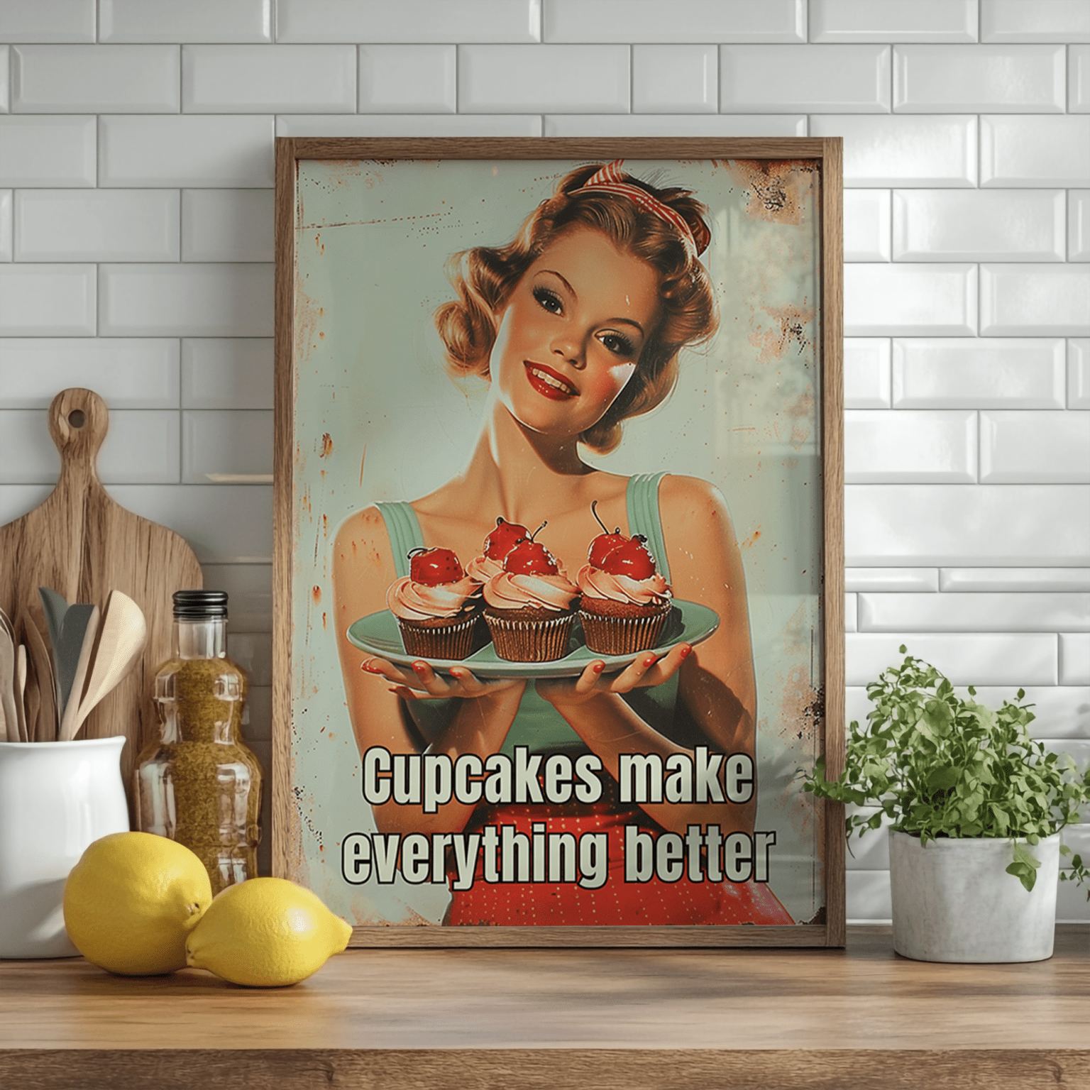 1950s Poster – Delightful Vintage Bakery Art For A Nostalgic & Cozy ...